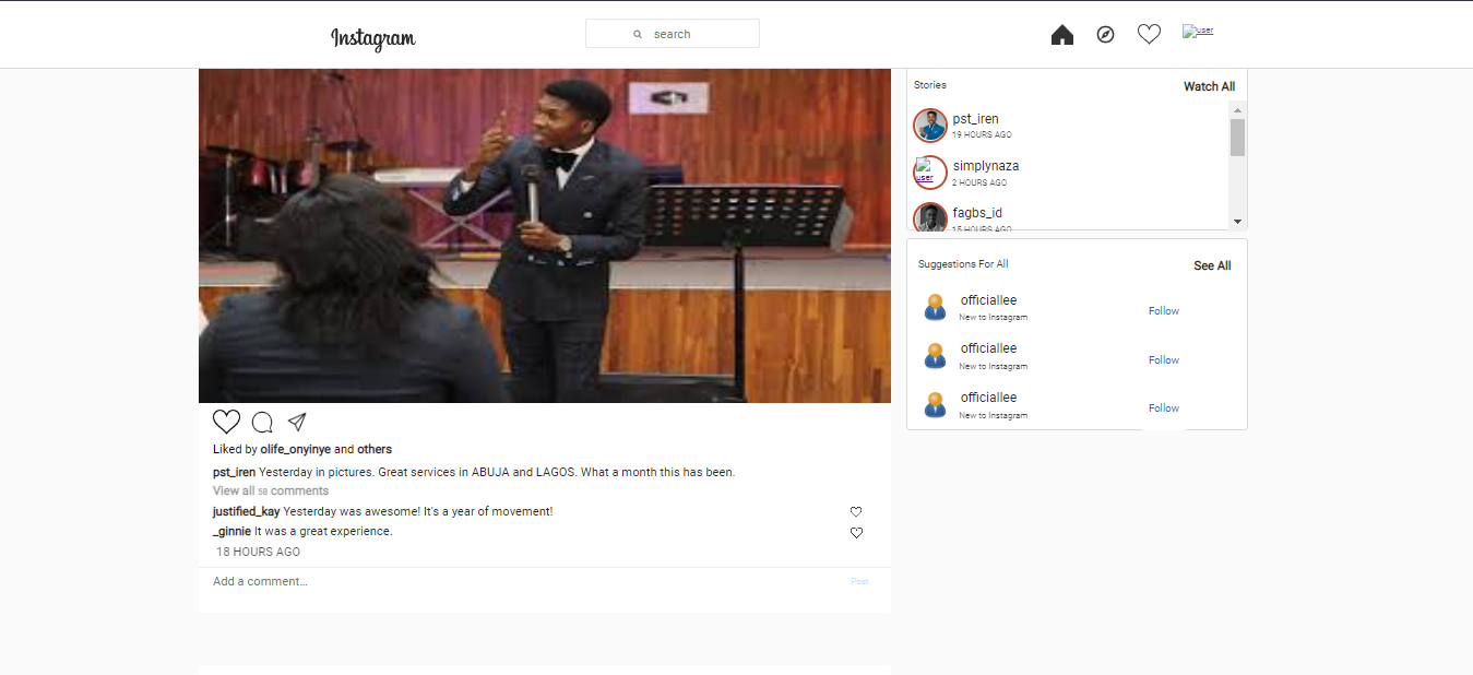 GitHub - MARWIN-shroff/html-instagram-clone