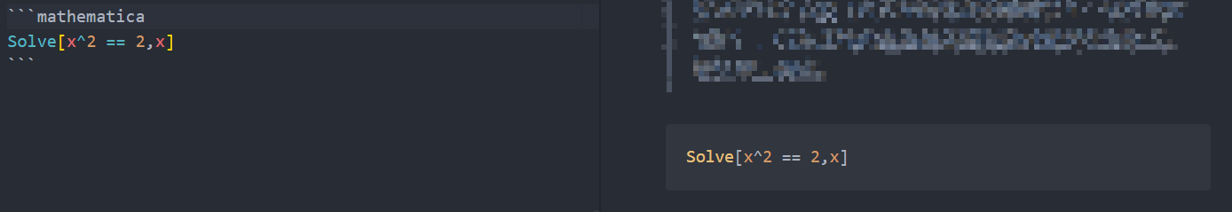 Not support wolfram language · Issue #916 · shd101wyy/vscode-markdown ...