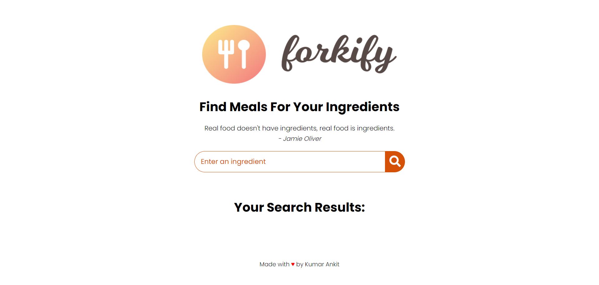GitHub - Kumar-Ankit543/Forkify