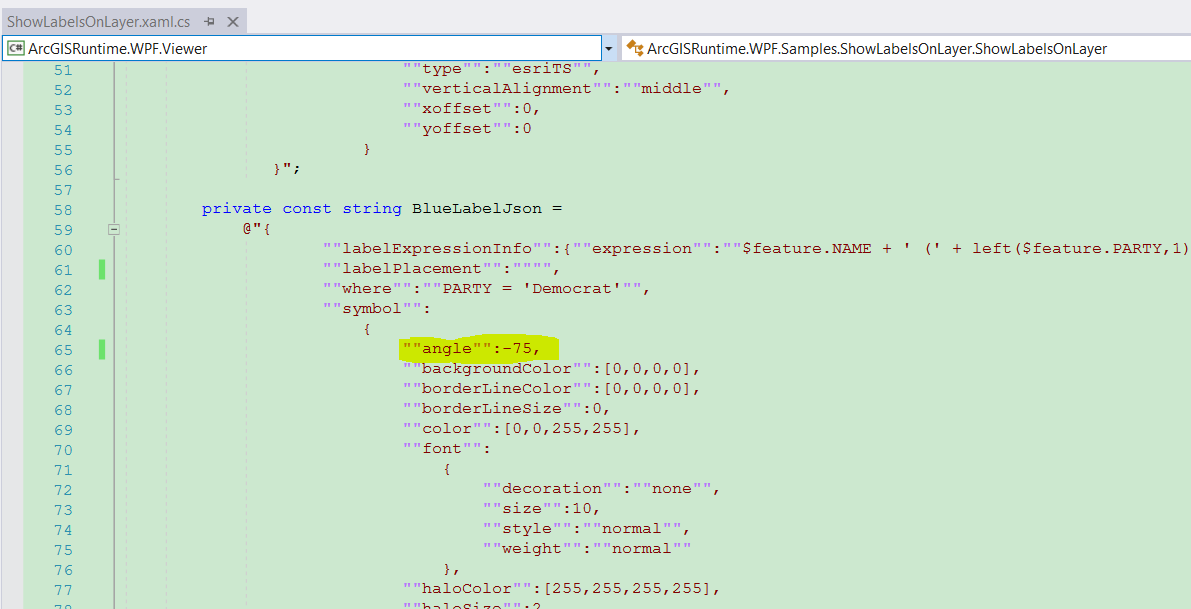 Label Not Rotate When Angle Is Not 0 · Issue 869 · Esriarcgis Maps Sdk Dotnet Samples · Github