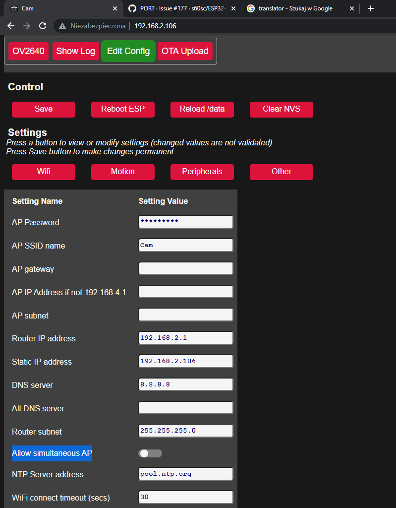 PORT · Issue #177 · s60sc/ESP32-CAM_MJPEG2SD · GitHub