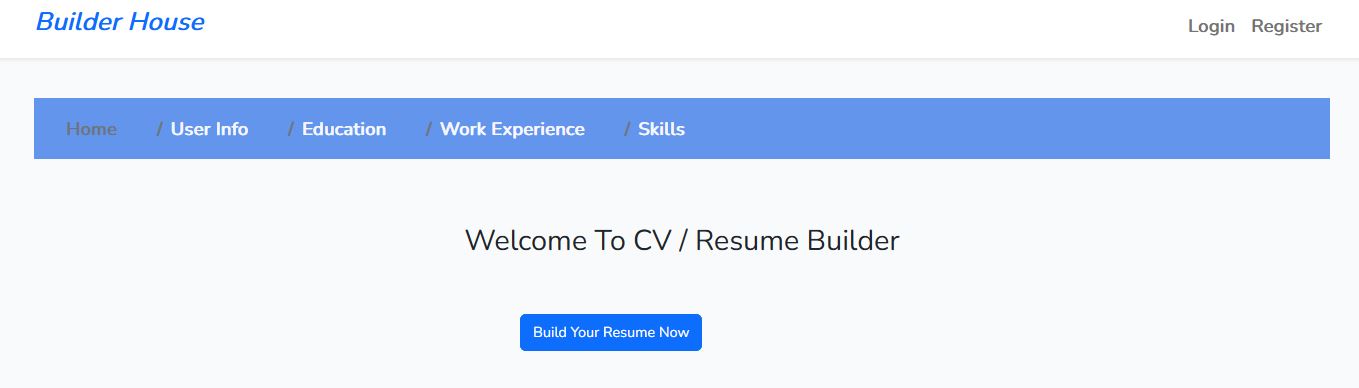 GitHub - Dulon18/ResumeOrCVBuilderInLaravel