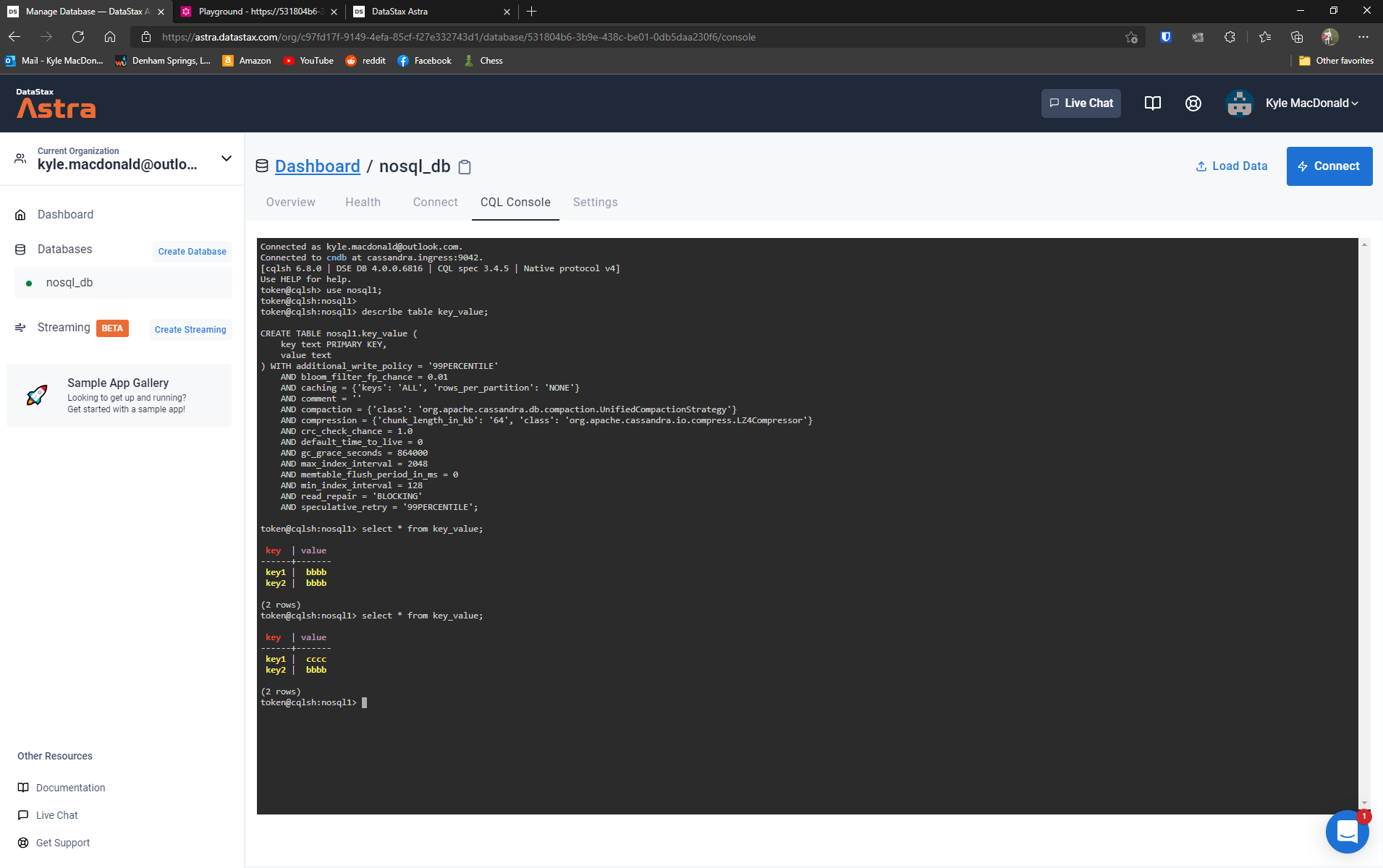 [HW] Kyle MacDonald · Issue #576 · datastaxdevs/workshop-introduction-to-nosql · GitHub