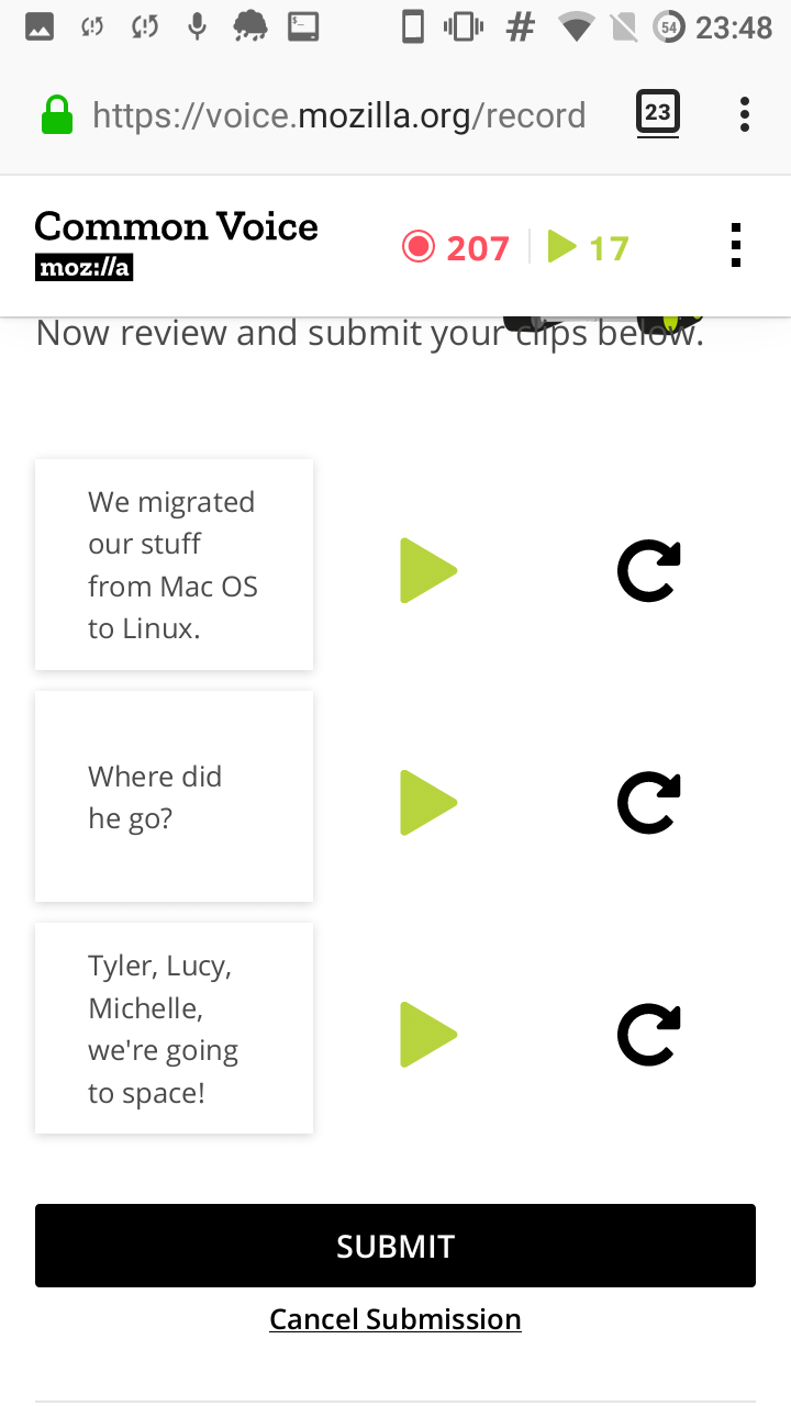 Mobile UI: Make Submit Button bigger(higher) and add some space to the ...