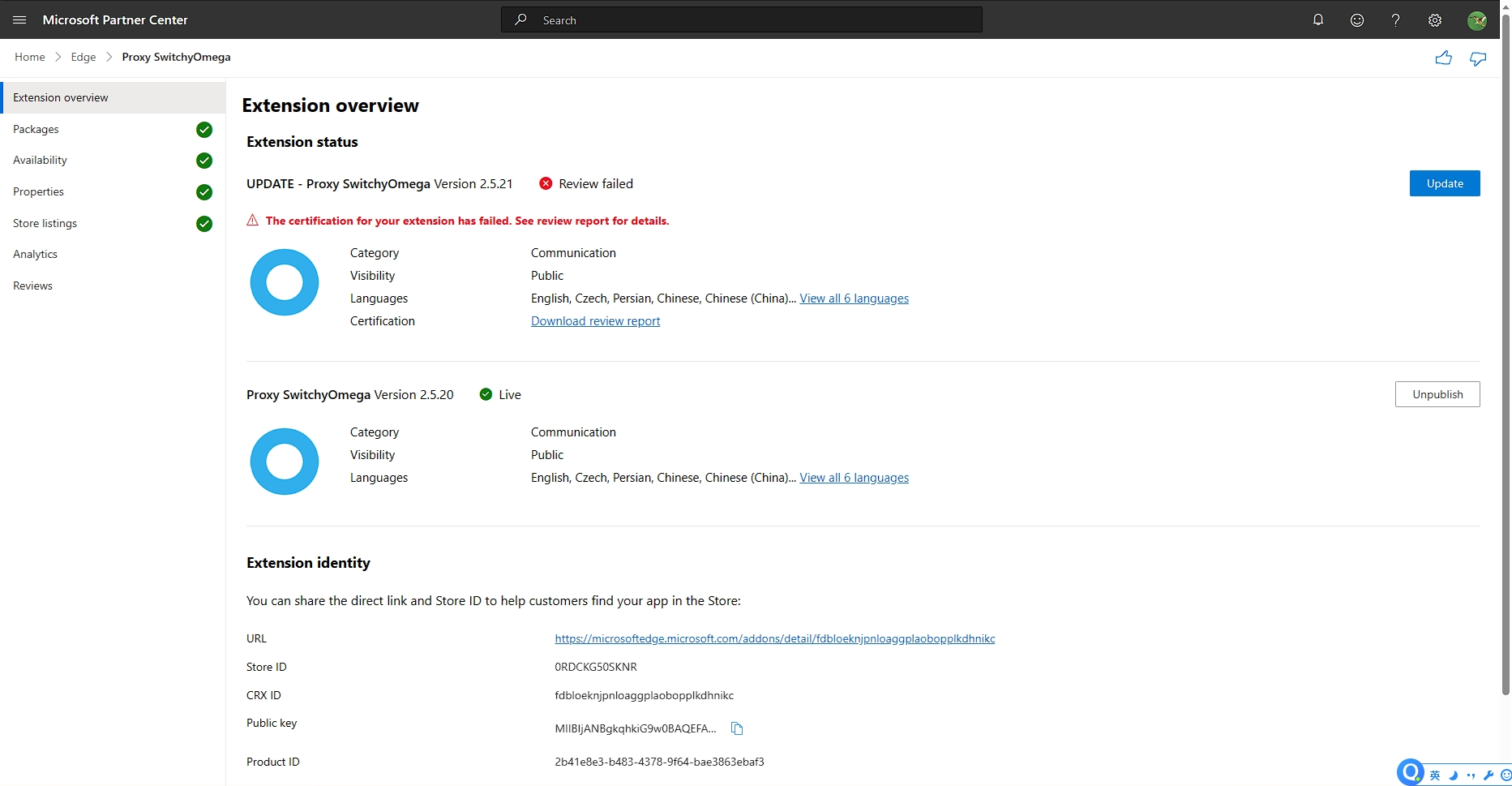 Proxy SwitchyOmega extension for Microsoft Edge (Chromium) - Official or unofficial? · Issue ...