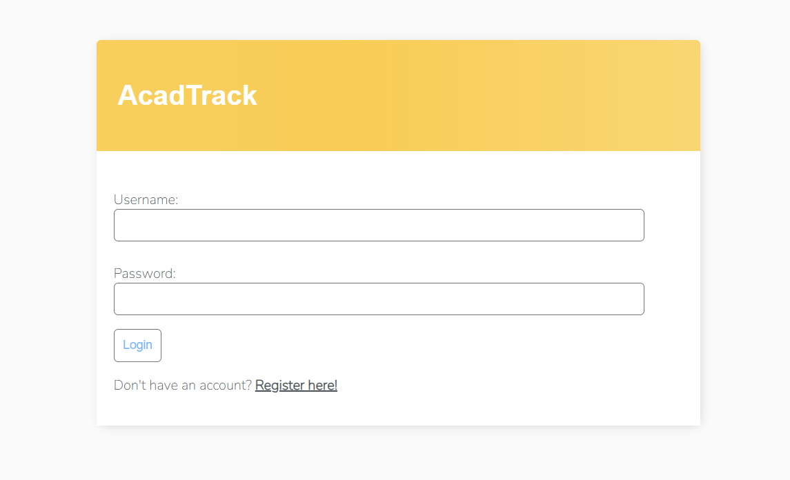 GitHub - karlostuazon/AcadTrack