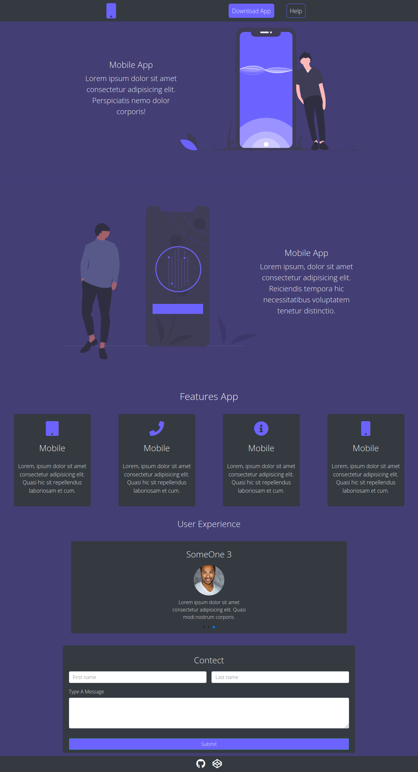 GitHub - pp0p/app_page: Landing Page For Your App Using SCSS