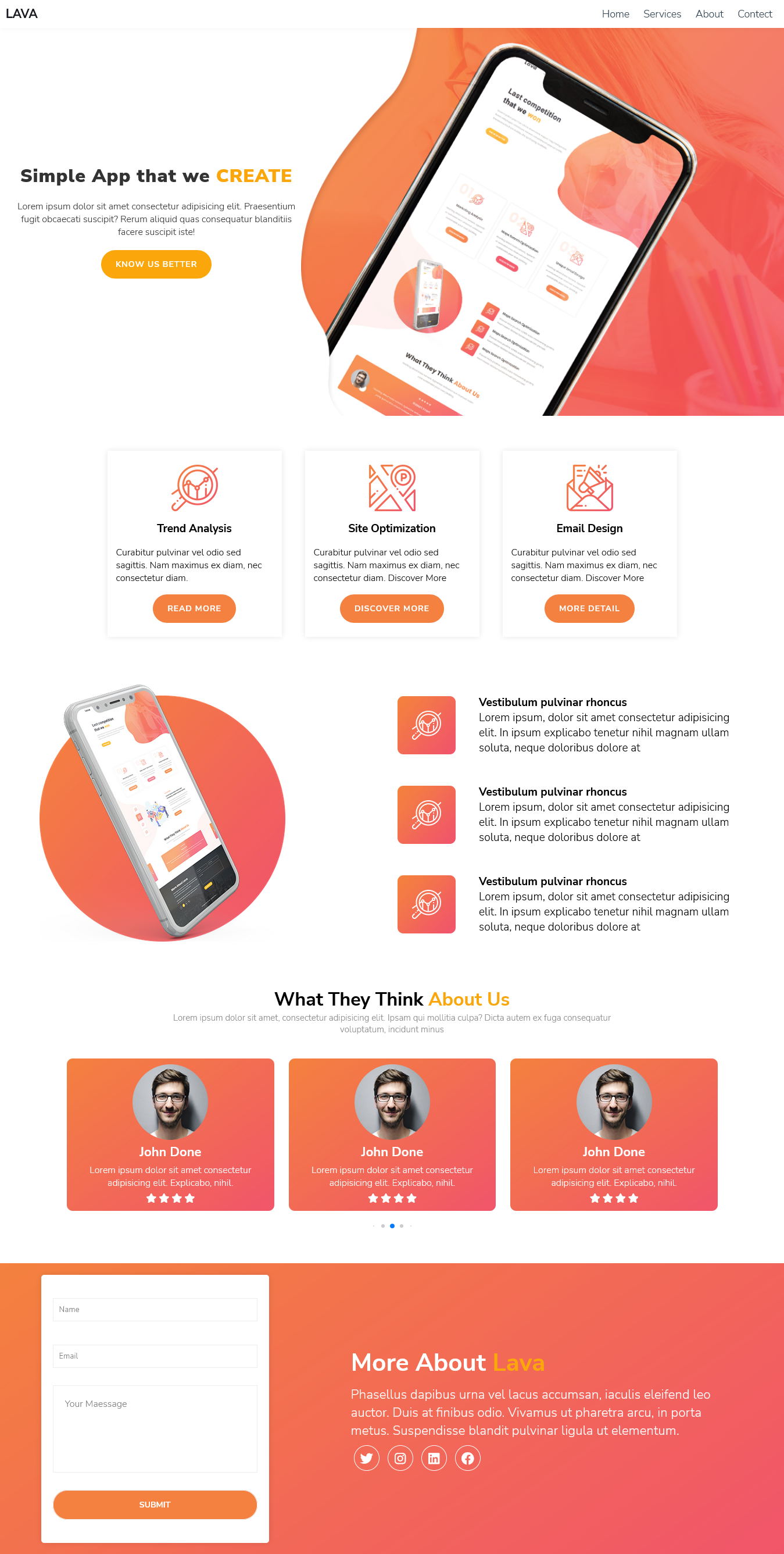 GitHub - pp0p/Landing_page: Landing Page using SCSS & HTML Javascript