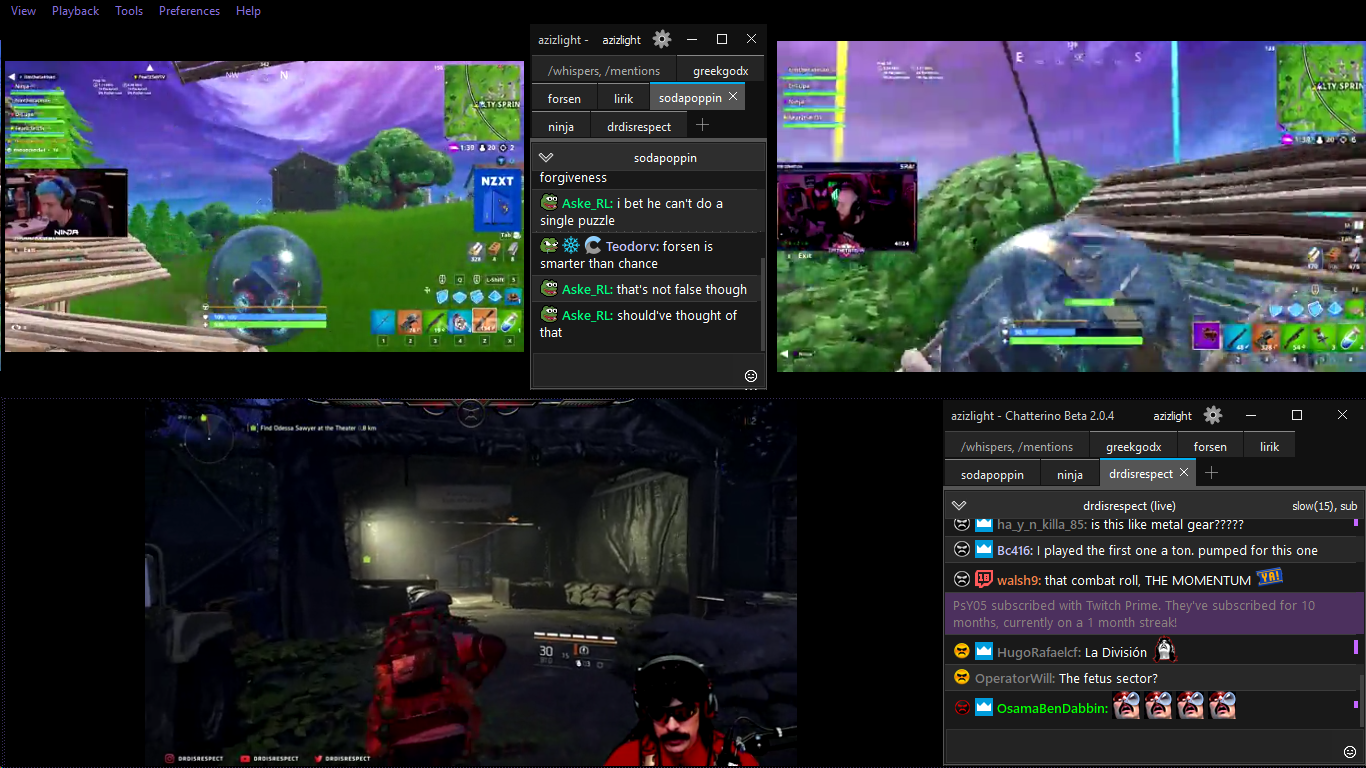 Implement a global chat pane for chat clients that have their own tabbed interfaces like ...