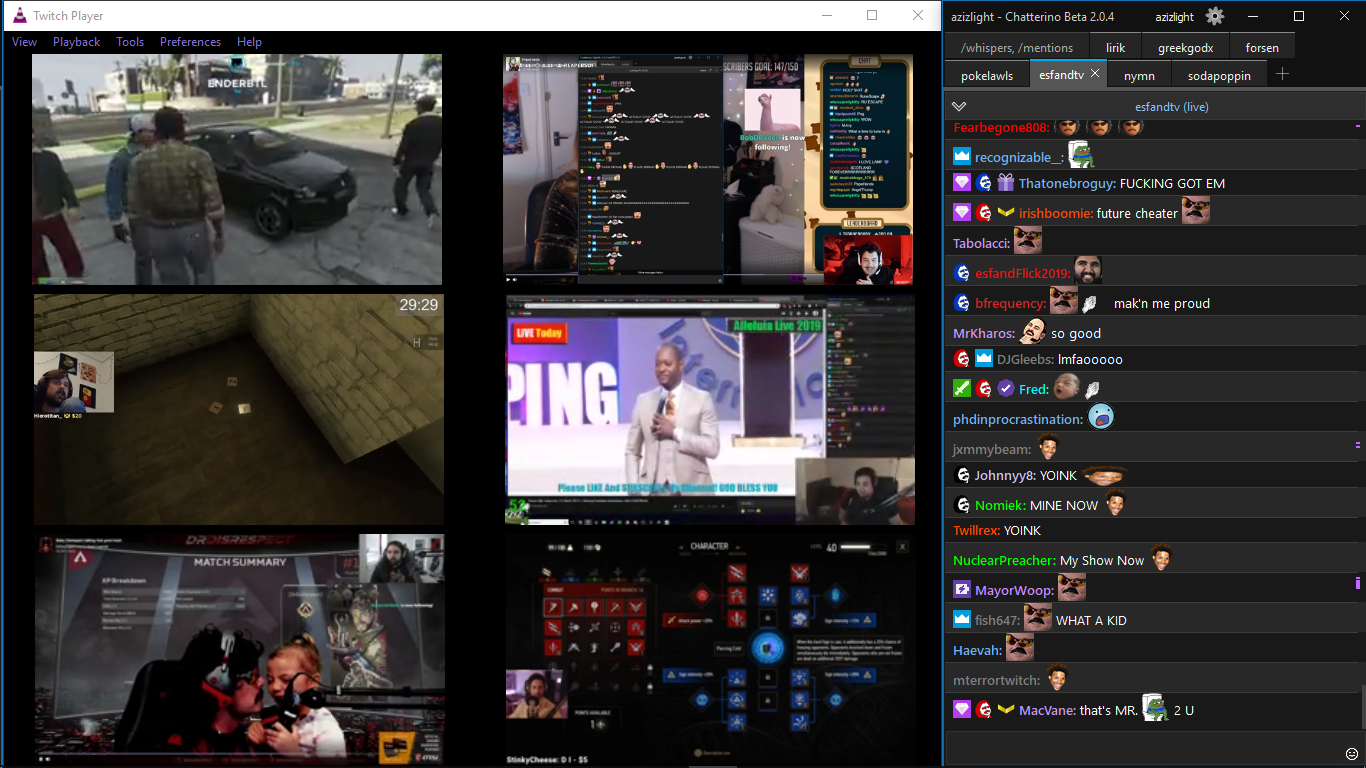 Implement a global chat pane for chat clients that have their own tabbed interfaces like ...