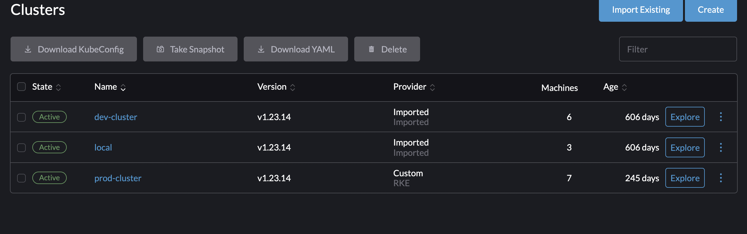 [BUG] Some functions not working after upgrade rancher to version 2.7.0 ...