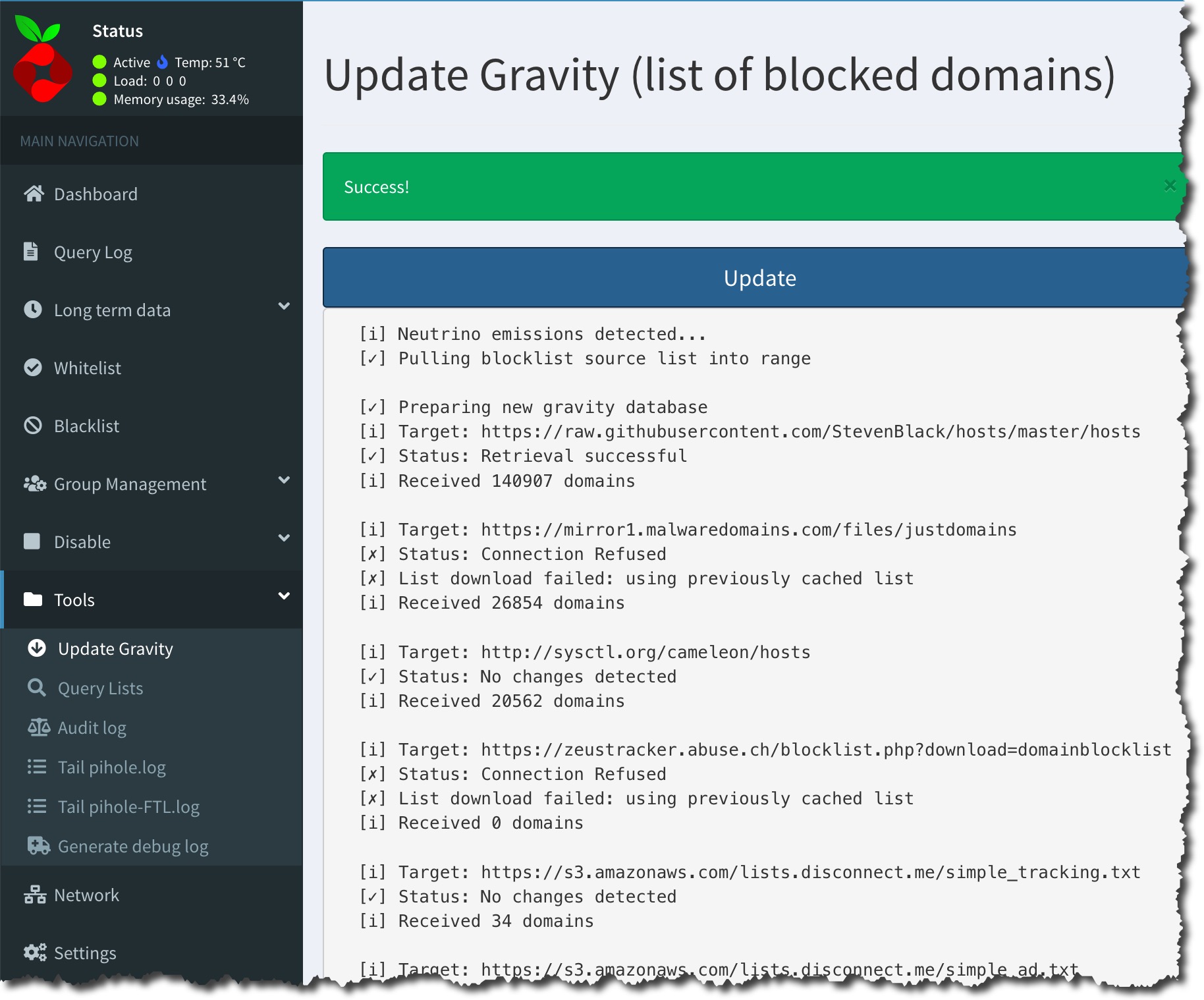 Access to adlist connection refused. · Issue #2088 · StevenBlack/hosts · GitHub