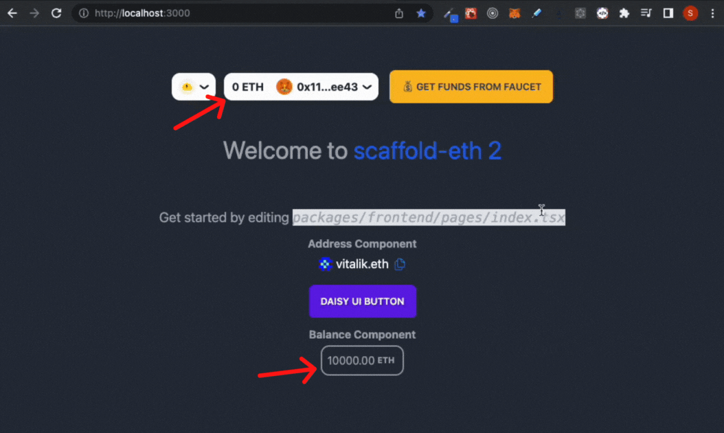 RanibowKit Button component not updating the balance · Issue #30 · scaffold-eth/scaffold-eth-2 ...