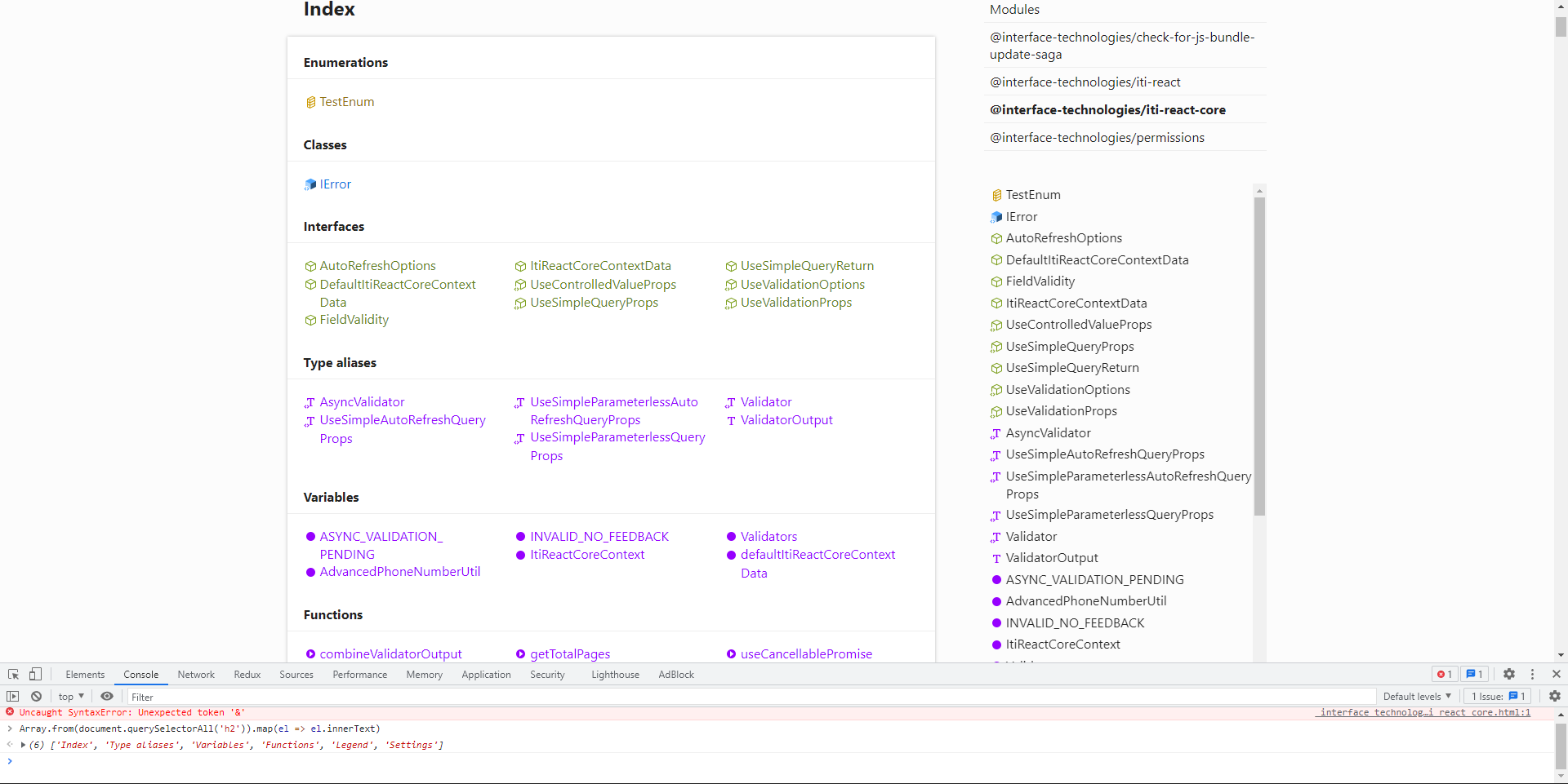 Why are enums, classes, and interfaces not shown on the index page? · Issue #1763 · TypeStrong ...