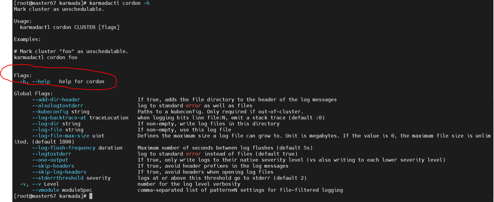 karmadactl cordon -h can't work correctly · Issue #892 · karmada-io/karmada · GitHub
