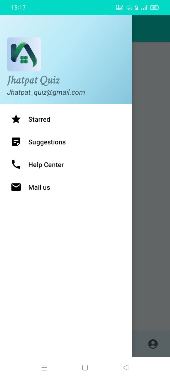 GitHub - Avi2001tech/Quiz_App: It contains the logo,animation and both navigation drawer and ...