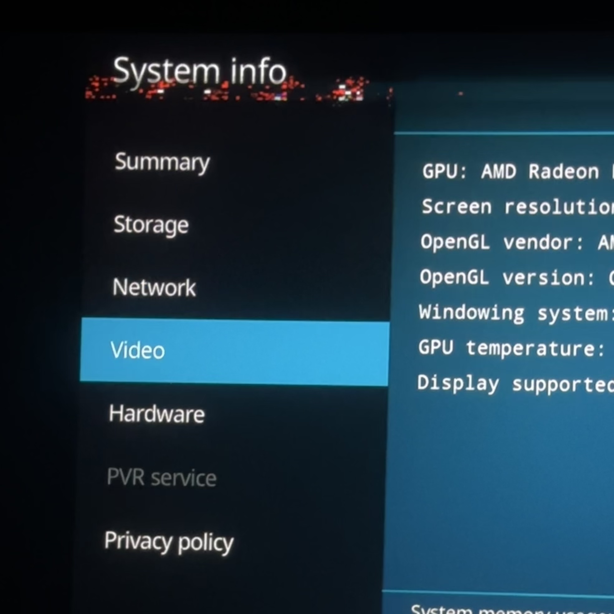 [BUG] Display corruption AMD · Issue #7299 · LibreELEC/LibreELEC.tv · GitHub