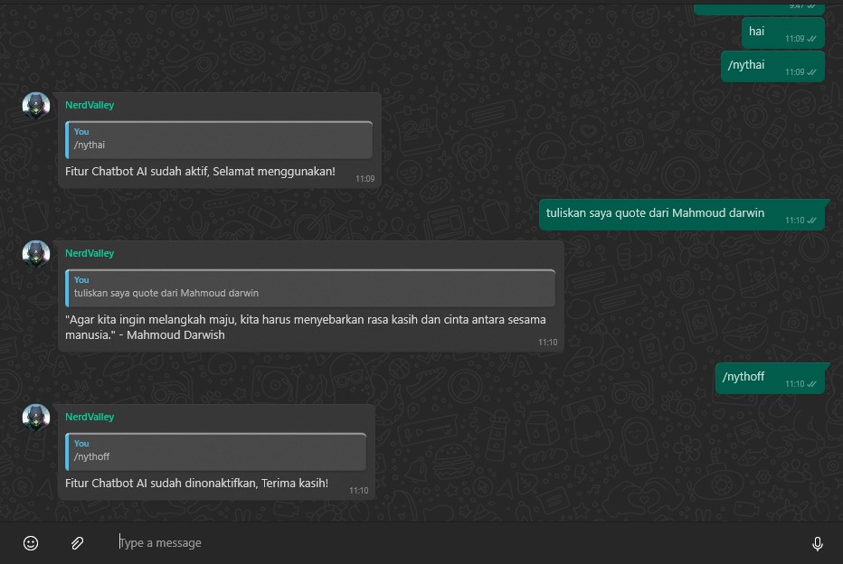 GitHub - fromrha/NythAI-Whatsapp-Chatbot: Nyth AI is my second-generation chatbot, powered by ...