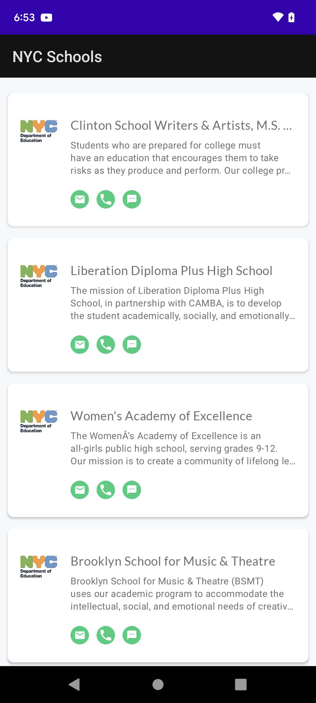 GitHub - nocholla/20230123-NicholasOcholla-NYCSchools: MVVM Kotlin