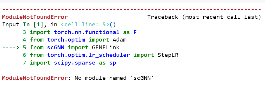 no module named scGNN error. · Issue #1 · zpliulab/GENELink · GitHub