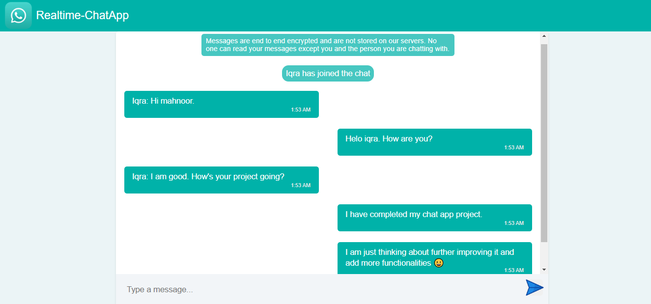 GitHub - mahnoor-ali/Realtime-chat-App