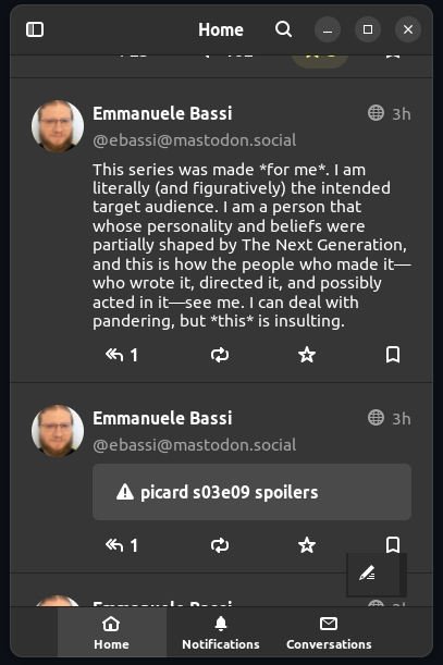 [Request] Make the compose button more prominent · Issue #191 · GeopJr ...