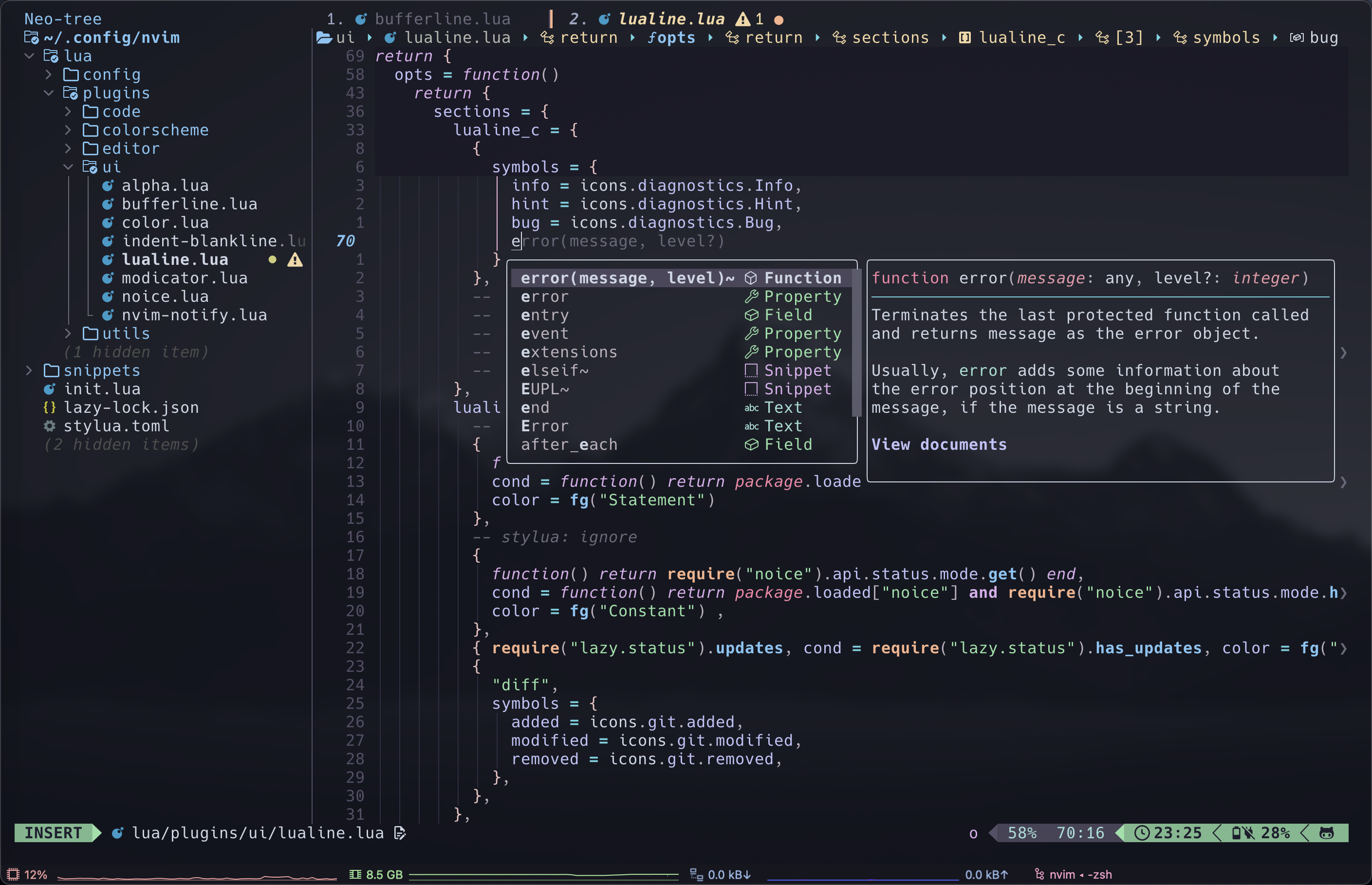 Share your custom theme · catppuccin nvim · Discussion #323 · GitHub