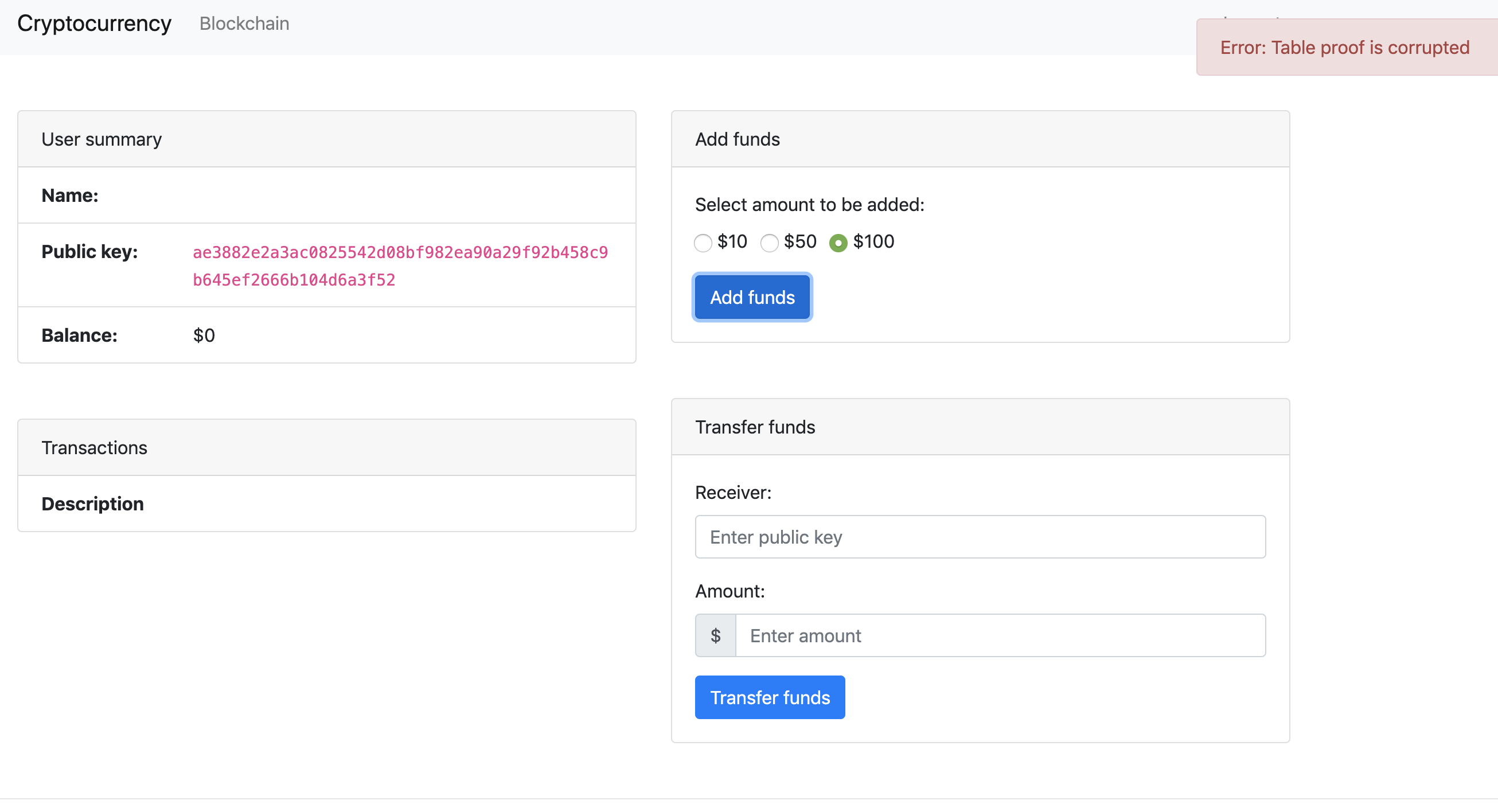 Error: Table proof is corrupted · Issue #1305 · exonum/exonum · GitHub