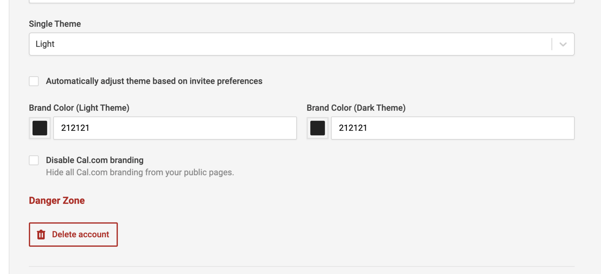 add "light-brand" and "dark-brand" colors (add a second color picker) · Issue #1953 · calcom/cal ...