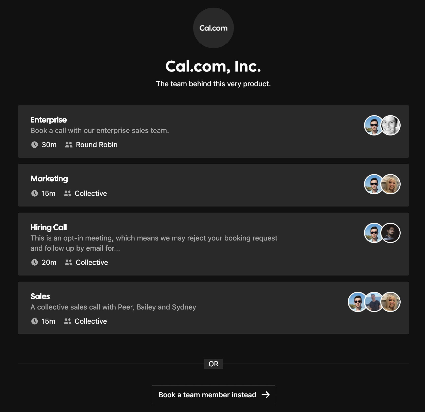 fix dark mode team page · Issue #2212 · calcom/cal.com · GitHub