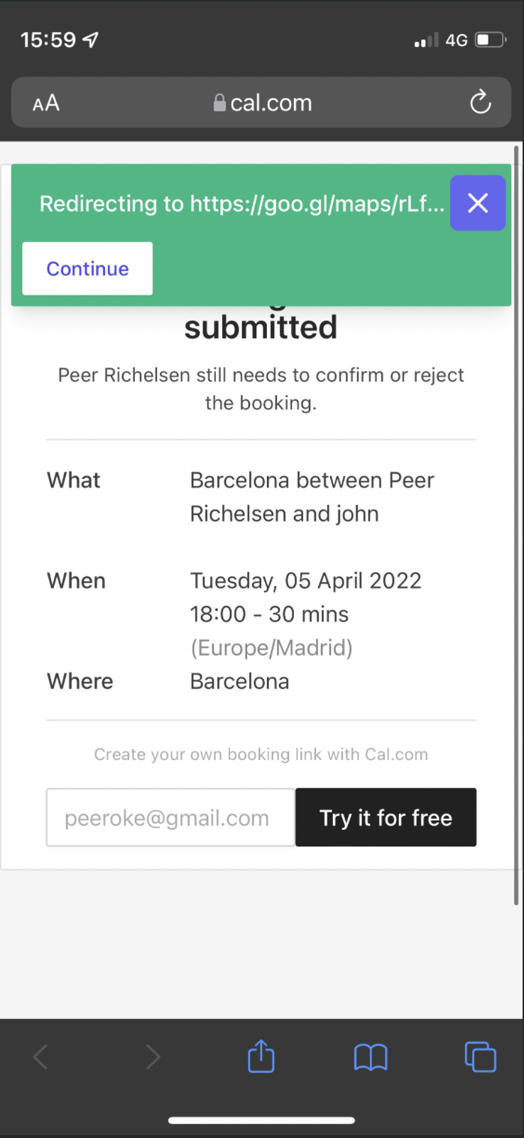 refactor redirect success page · Issue #2384 · calcom/cal.com · GitHub