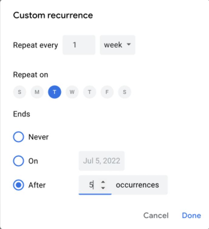 RFC: Recurring Events · Issue #2180 · calcom/cal.com · GitHub