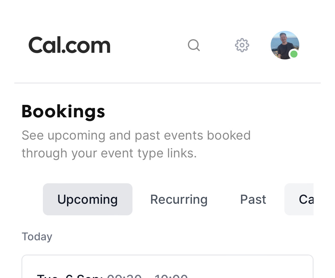 Mobile App Store And Bookings Sub Pages Misaligned · Issue 4197 · Calcom · Github