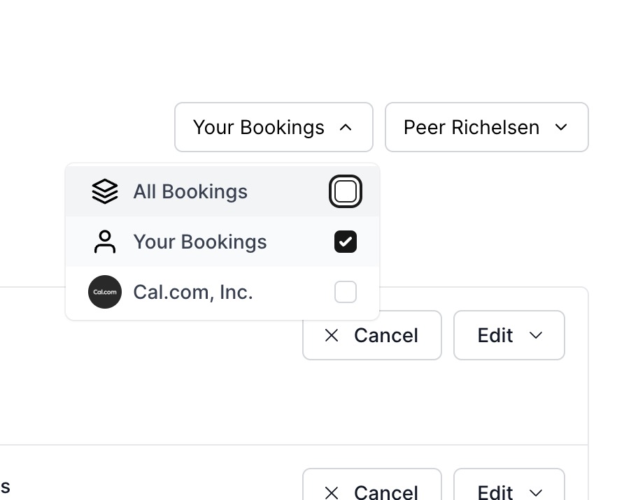 [CAL-1376] /booking: cant accept or reject if filter is "All bookings" · Issue #8027 · calcom ...