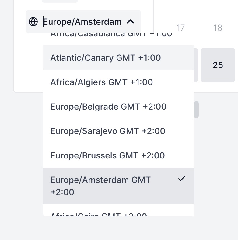 [CAL-1582] timezone dropdown has no contrast · Issue #8460 · calcom/cal.com · GitHub