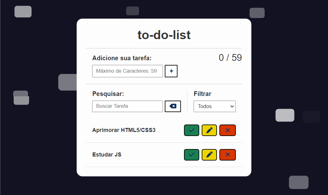 GitHub - adriwco/to-do-list: Lista de afazeres em JS
