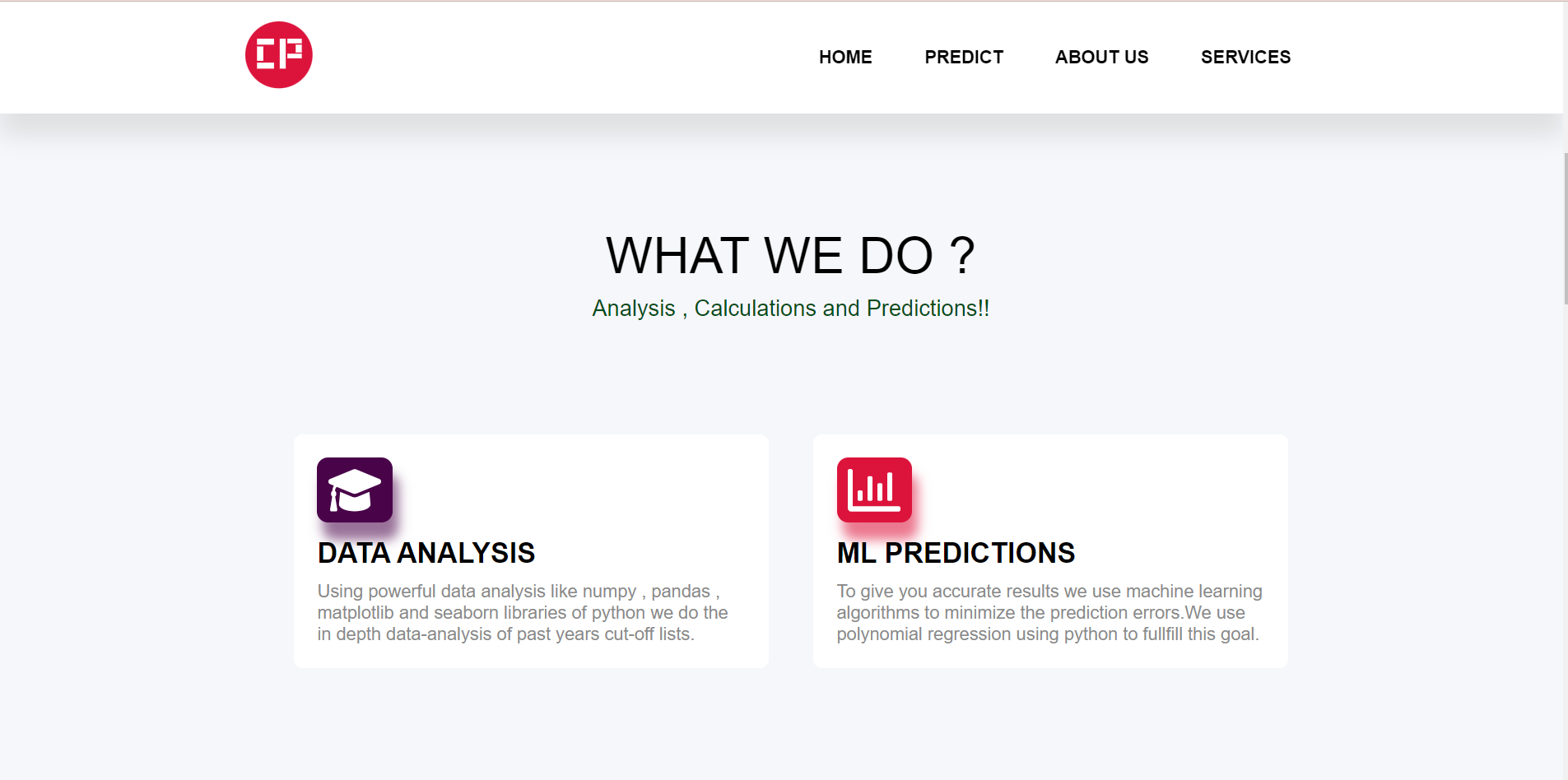 GitHub - Ishika63/COLLEGE-PREDICTOR: College Predictor is a web ...