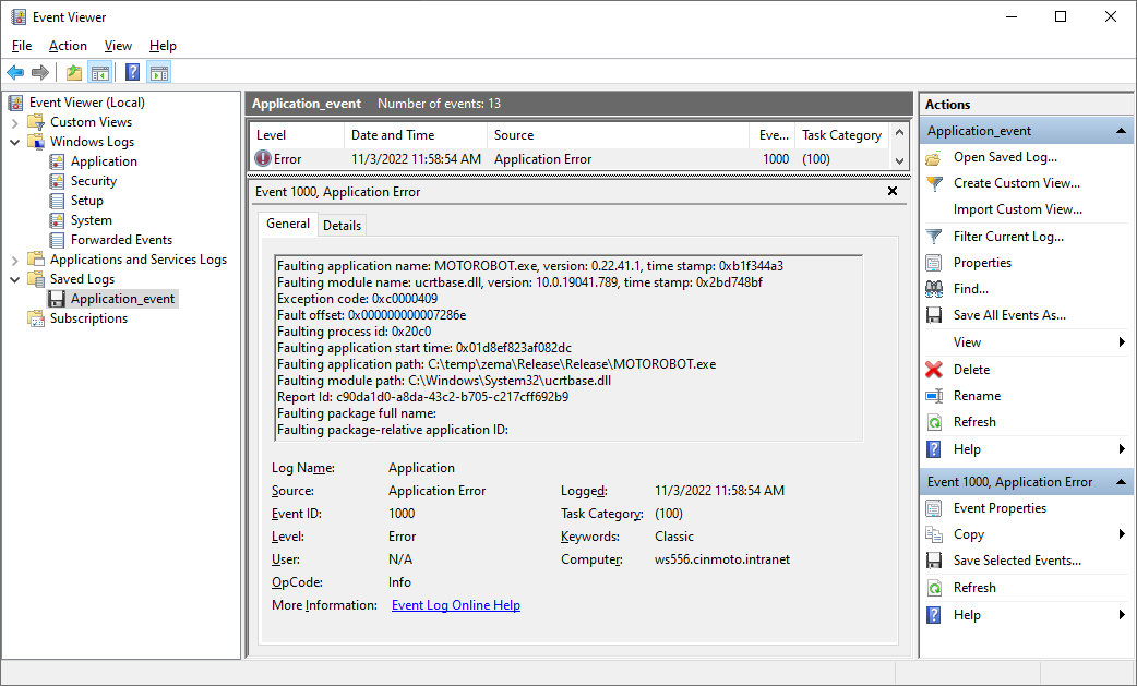 Bug Application Is Closing By Ucrtbasedll Exception When Using Tesseract For A Long Period Of