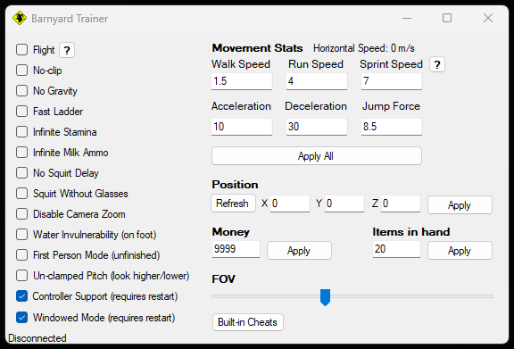 GitHub - Break-Ben/BarnyardTrainer: A 'trainer' application for the video game Barnyard.