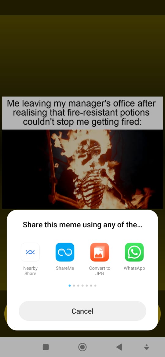 GitHub - Abhay-128/Meme_Sharing_Android_App: This application entertains user by sharing Random ...