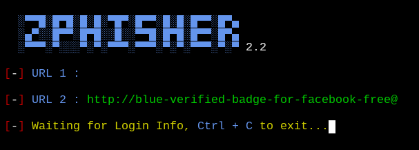 URL #1 Not showing any value · Issue #543 · htr-tech/zphisher · GitHub