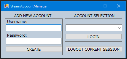 GitHub - NightFyre/SteamAccountManager: Simple C# GUI used for ...