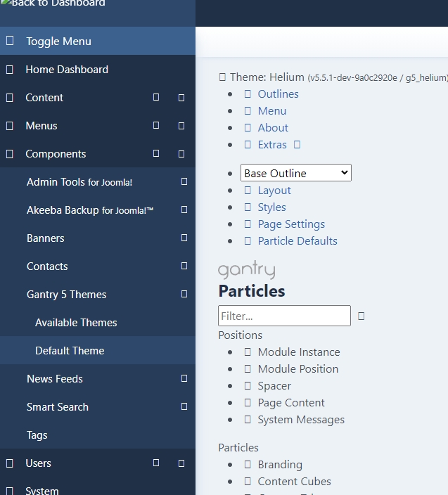 Gantry 5.5 - loosing styling · Issue #2918 · gantry/gantry5 · GitHub