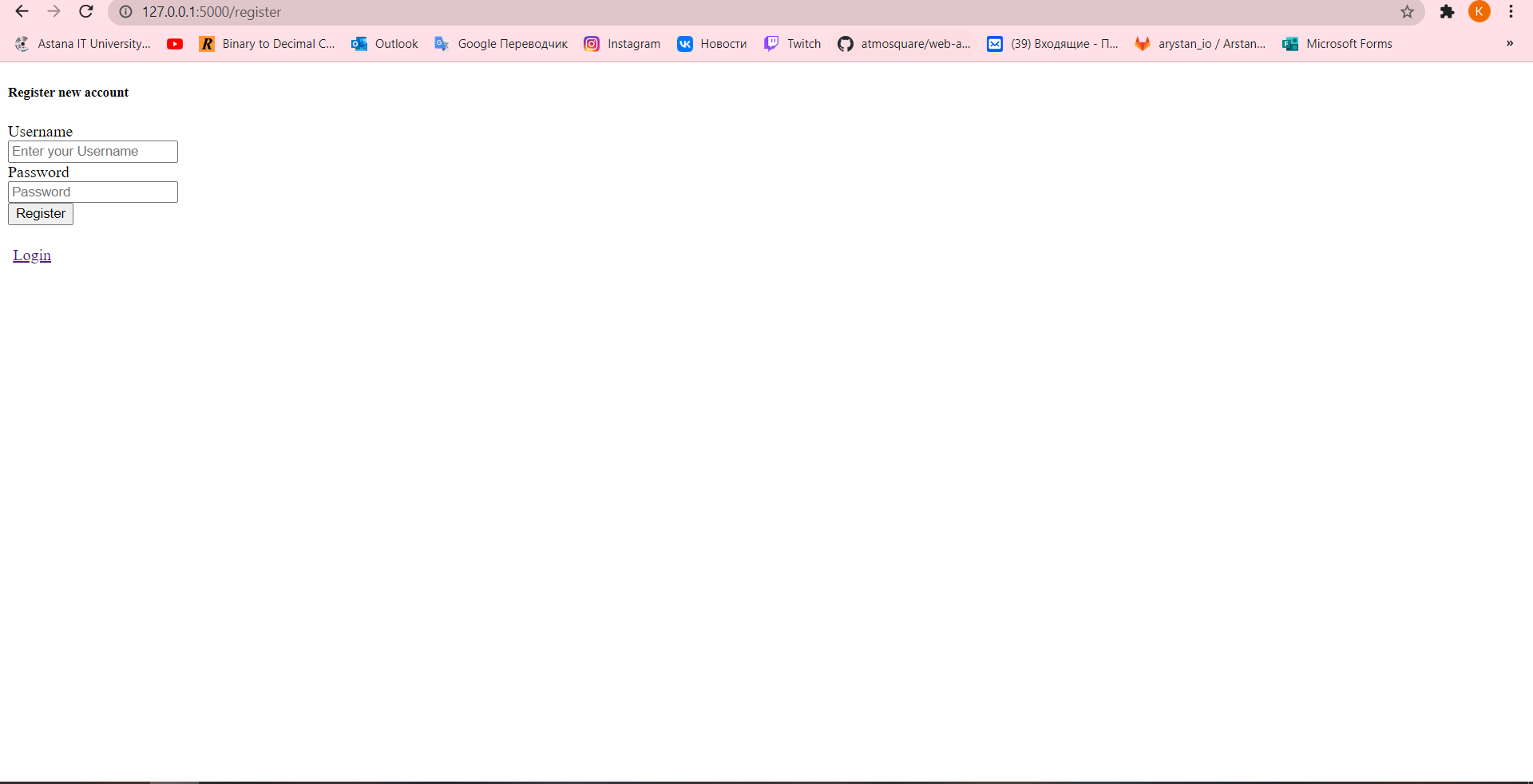 Github Kuka666authentication Flask Psql Flask Postgresql Login Register System With Checking