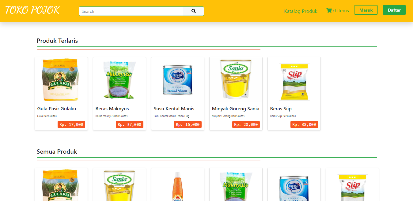 GitHub - Alfdhiw/Tokopojok: Website Berbasis Aplikasi Untuk Warung Online