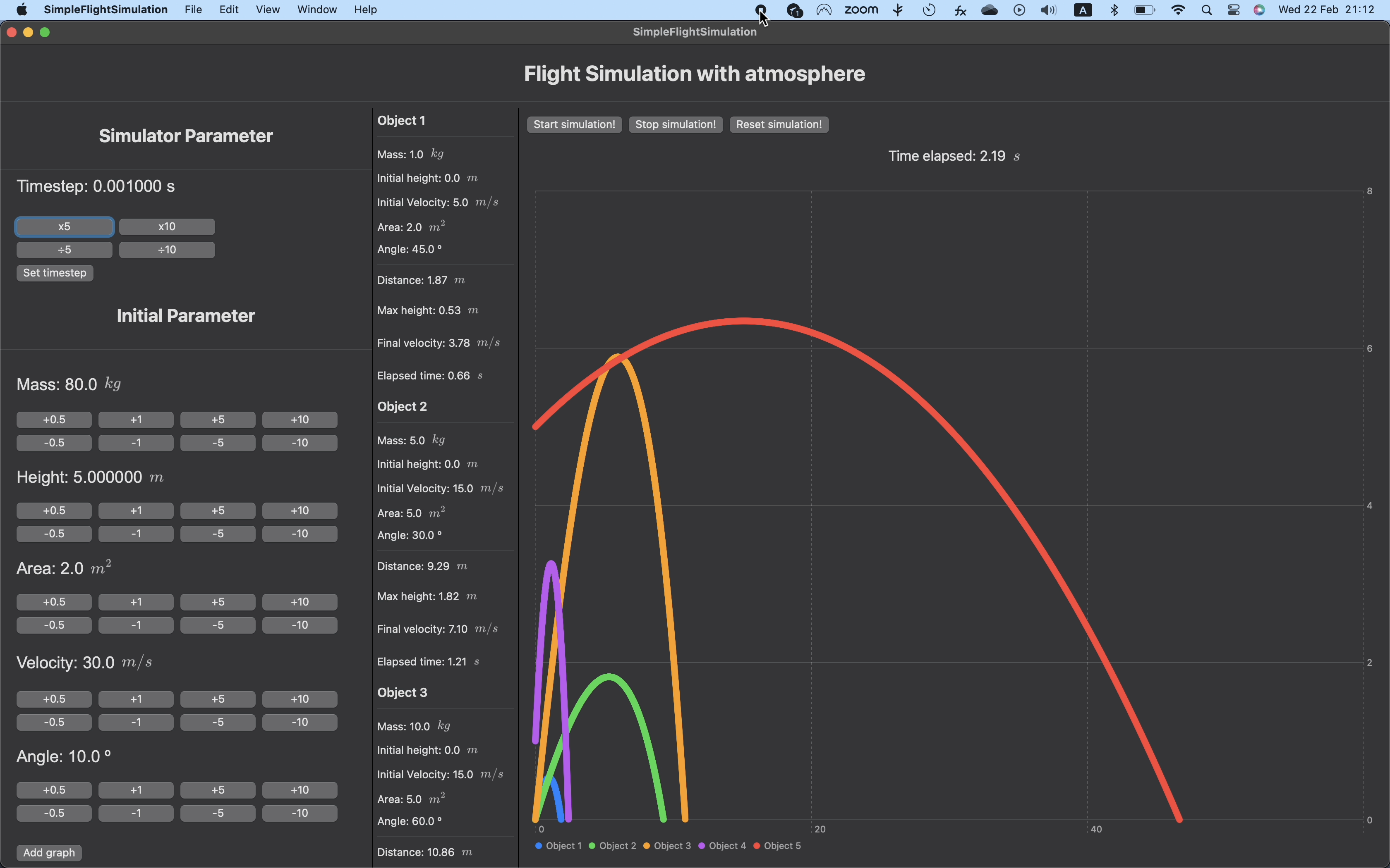 GitHub - Steven2110/SimpleFlightSimulation: Laboratory Assignment № 1. Flight simulation with ...