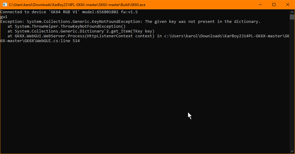 having trouble configuring GK64 RGB V1 with Web GUI · Issue #34 ...