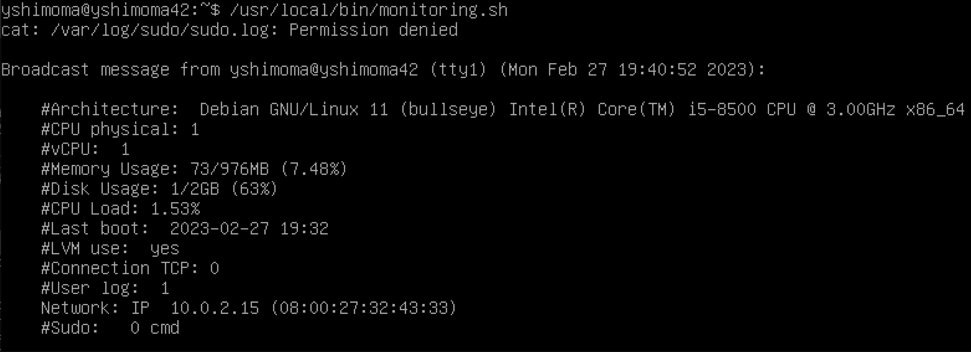 GitHub - yudai-simoma/Born2beRoot: 42Tokyoの課題