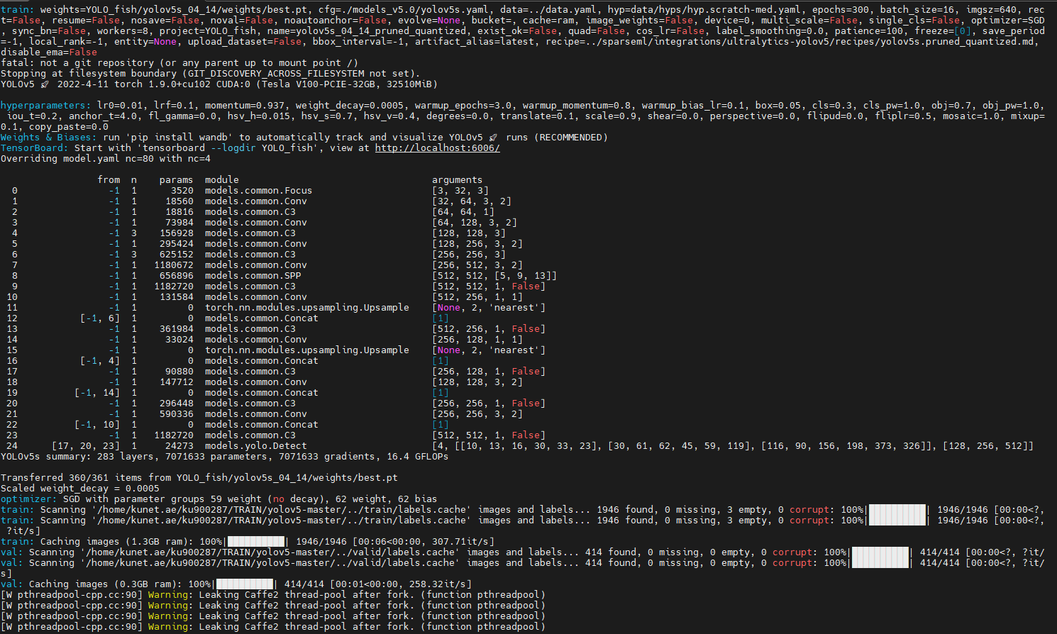 Runtime Error, no match for existing parameter · Issue #699 · neuralmagic/sparseml · GitHub