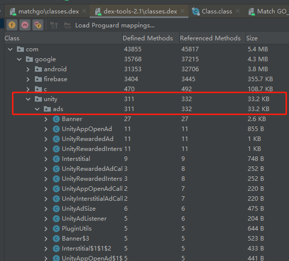 v6.1.2 java.lang.ClassNotFoundException: com.google.unity.ads.* · Issue #1883 · googleads ...